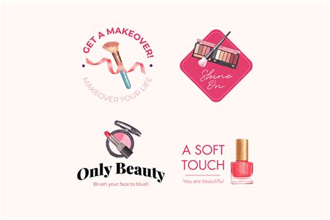 مجموعه لوگو لوازم آرایشی و سالن زیبایی همکد