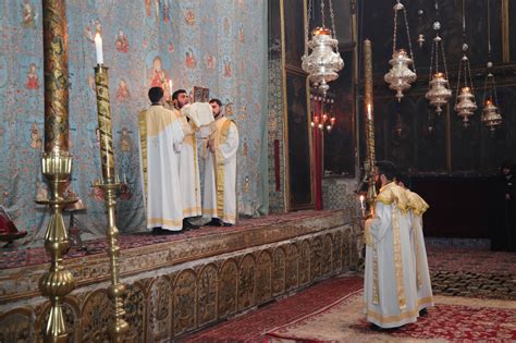 Երուսաղէմի ԱՒԱԳ ՀԻՆԳՇԱԲԹԻ Աւագ Հինգշաբթի 17 Ապրիլ 2025 ին ի յիշատակ առաքեալներուն հետ