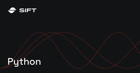 Python Sift Docs