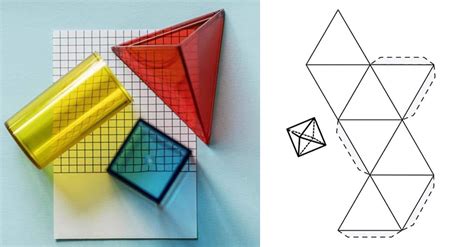 Створюємо обємні геометричні фігури з паперу Шаблони для школярів та вчителів Самотужки