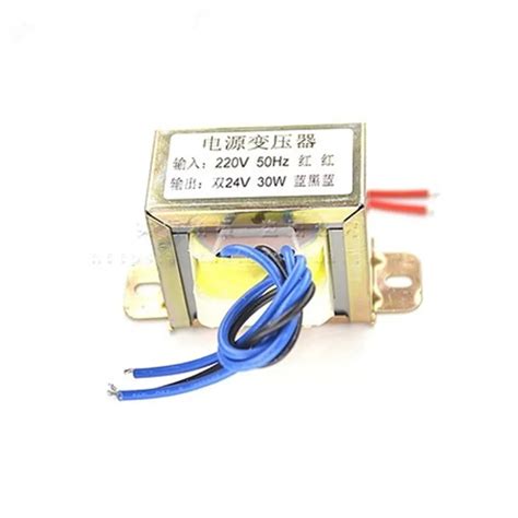 Two 24v Output 30w 50hz Power Transformer Input Ac220v 240v 2x24v