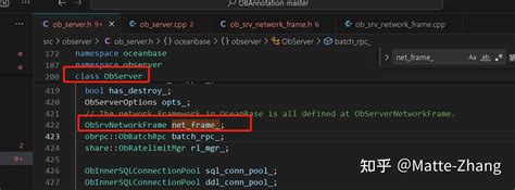 oceanbase 》obsrvnetworkframe与observer的关系分析 知乎