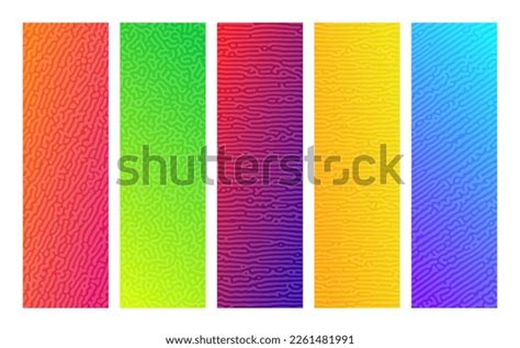 Set Turing Reaction Gradient Backgrounds Abstract Stock Vector Royalty Free 2261481991