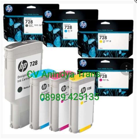 Jual Hp Plotter Ink 728 For T380 And T370 Cv Anindyatrans Di Seller Paperindo Store Duren Tiga