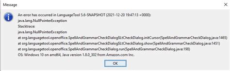 [office Integration] Error While Checking Text With Pictures · Issue 6175 · Languagetool Org
