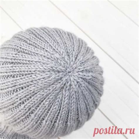 КАК Я УБАВЛЯЛА МАКУШКУ ШАПКИ РЕЗИНКОЙ 2 2 Вязание спицами Журнал Вдо шапки варежки носки