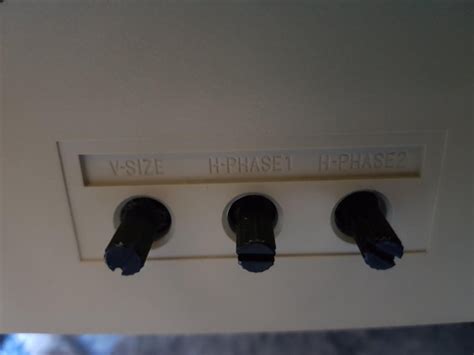 Crt Picture Keeps Moving Left And Right How To Fix It With These Knobs Cant Get It Right