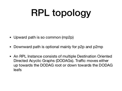 Rpl Routing Protocol For Low Power And Lossy Networks