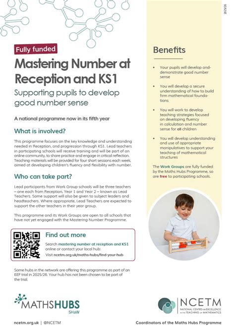 2025 26 Mastering Number At Reception And Ks1