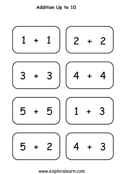 Free Simple Addition Printable Worksheets Printables For Everyone