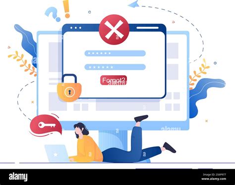 Forgot Password And Account Login For Web Page Protection Security