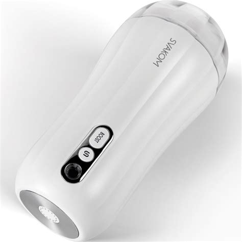 Svakom Robin Vibrating Masturbator, White - dearlady.us