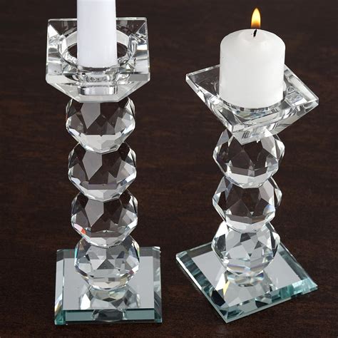 Gemcut Premium Crystal Glass Votive Candle Holder Stand Ehomemart
