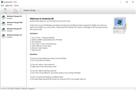 Github Notbaldavalonia86 A Cross Platform Configuration Manager For The 86box Emulator