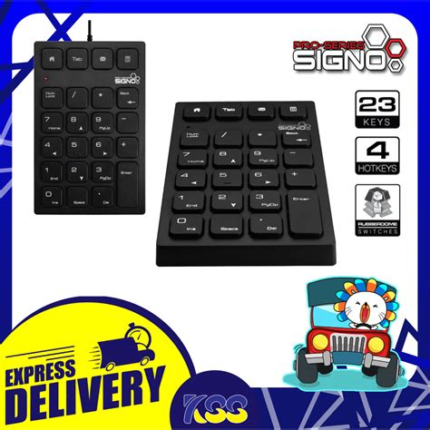 แป้นพิมพ์ตัวเลขมีสาย Signo Wired Numeric Keypad รุ่น Kp 70 สายยาว 1 5 เมตร เปิดบิลใบกำกับภาษีได้