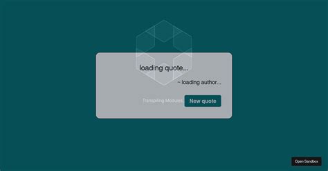 Quote Machine Codesandbox