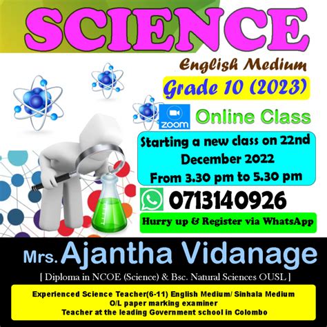 Grade 10 Science Class For Gce Ol Local