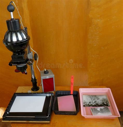 The Process Of Printing Photos Stock Image Image Of Paper Graduated 264606383