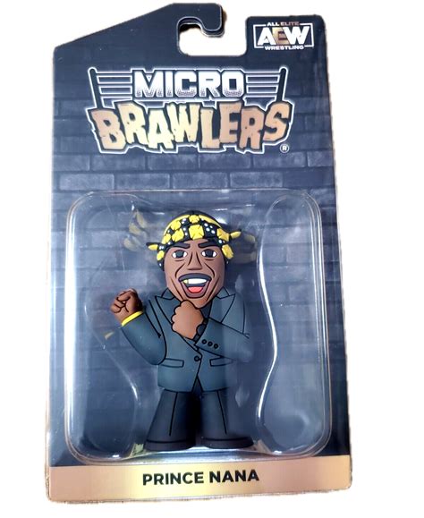2024 Aew Pro Wrestling Tees Crate Exclusive Prince Nana Micro Brawler Wrestling Figure Database
