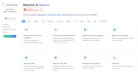 Jema Best Seo Content Ai Tool