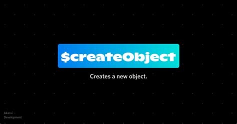 Createobject Aoijs — Documentation