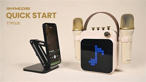 Set Up And Use Your Rhymcore T7plus Karaoke System Quick Guide Youtube