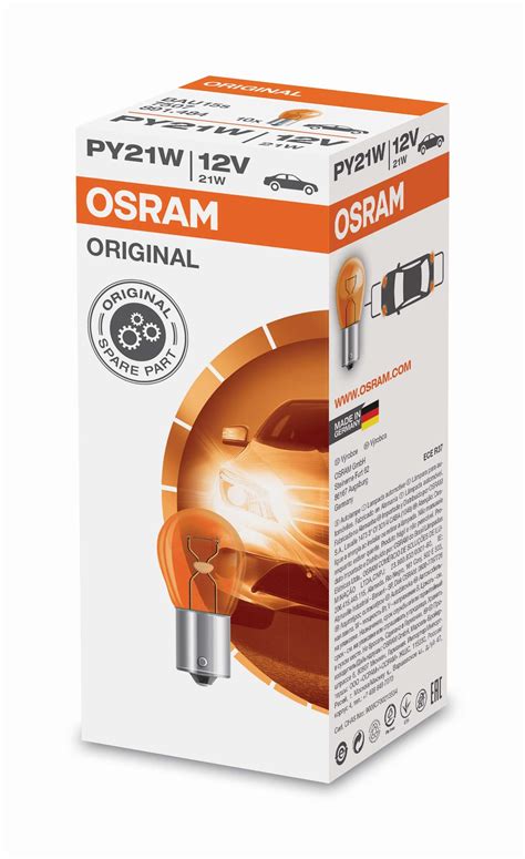 PY21W 12V 21W BAU15s (gelb) 1st. OSRAM | OS 7507