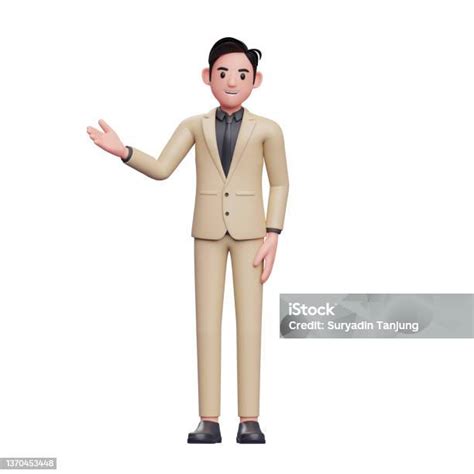 오른손으로 공간을 복사하는 손을 보여주는 사업가 3d 렌더링 사업가 캐릭터 일러스트 3차원 형태에 대한 스톡 사진 및 기타 이미지 3차원 형태 남자 사업가 등장인물