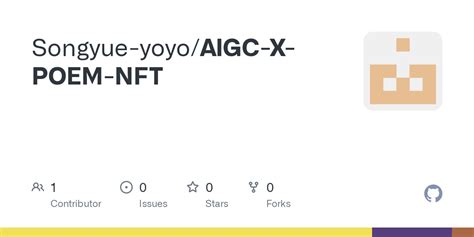 Github Songyue Yoyo Aigc X Poem Nft