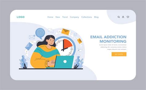 Premium Vector Internet Addiction Web Or Landing Page The Image Reflects The Compulsive Need