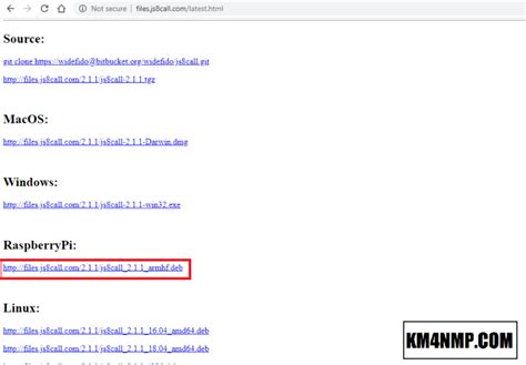 Installing Js8call On The Raspberry Pi Km4nmp