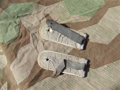 Original Wwii German Army Nco Sgt Shoulder Boards Tunic Rank Insignia