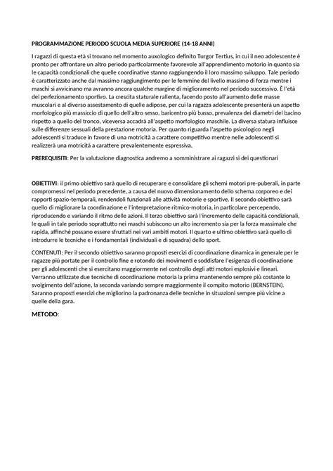 Esempi Di Programmazione Docsity