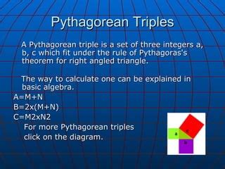 Pythagorean Triples PPT