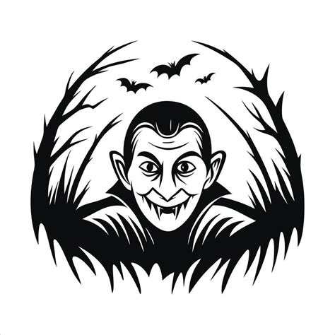 Vampire Spooky Grin 65387597 Vector Art At Vecteezy