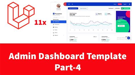 Laravel 11 Set Up Admin Dashboard Template In Laravel 11 Using Plugin Admin Template Part 4