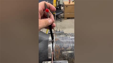 Pipe Welding Measuring Hi Low Internal Misalignment Pipe Fitting Shorts Youtube