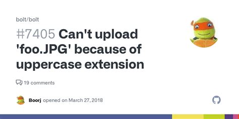 Cant Upload Foo Because Of Uppercase Extension · Issue 7405