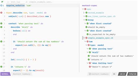 Add Support For One Liner Syntax · Issue 6 · Olimorrisneotest Rspec