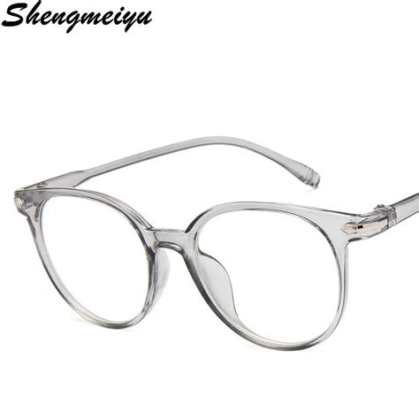 Korean Fashion Clear Glasses Frame Anti Blue Light Glasses Women Fake Glasses Pink Optical