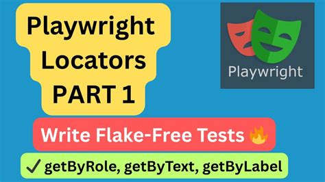 Playwright Locators Tutorial Finding Elements Like A User Part 1