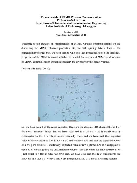 Lec 21 Pdf Matrix Mathematics Mathematical Concepts