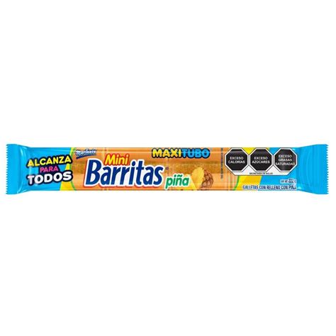 Mini Barritas Marinela 222 Gr PiÑa [5016] Comercial Treviño