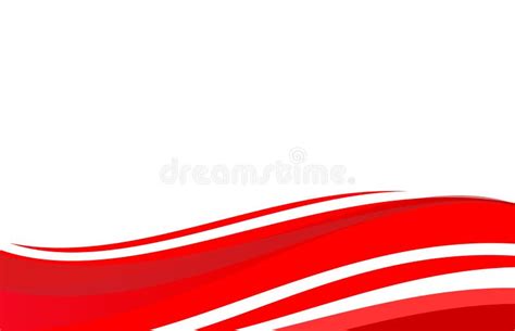 Vector Abstract Red Wavy Background Wallpaper For Any Design Stock Vector Illustration Of