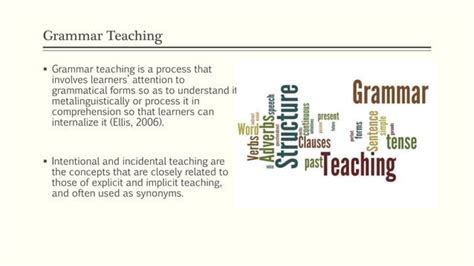 Explicit And Implicit Grammar Teaching Pptx Educational Assessment Education