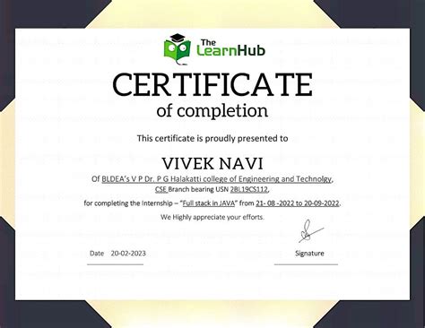 Vivek Navi On Linkedin Fullstackjava Internship Thelearningexperience Learnhub Javafullstack