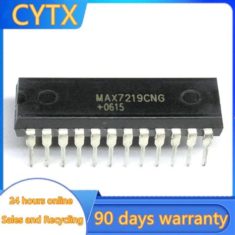 5pcs Lot Max7219cng Max 7219cng Max7219 Cng Max7219c Max7219cn Dip24 In