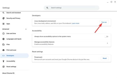 How To Install Linux On Chromebook
