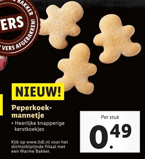 Peperkoek Mannetje Aanbieding Bij Lidl