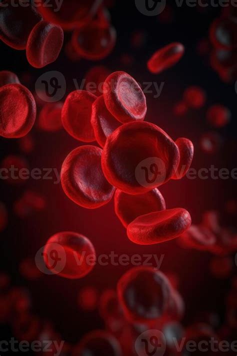Red Blood Cells Circulation Of Hemoglobin Through Vessels Blood